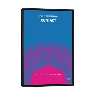 iCanvas "Contact Minimal Movie Poster" by Chungkong Framed Canvas Print - Bed Bath & Beyond ...